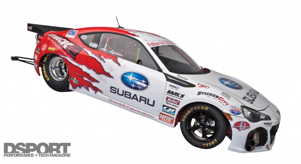 1,600 Horsepower BRZ Drag Car Aims for 7’s and the RWD Record