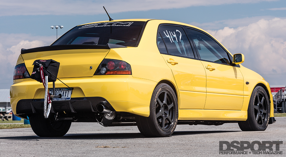 9-second EVO VIII runs at 53psi | Turbo Taxi - DSPORT Magazine