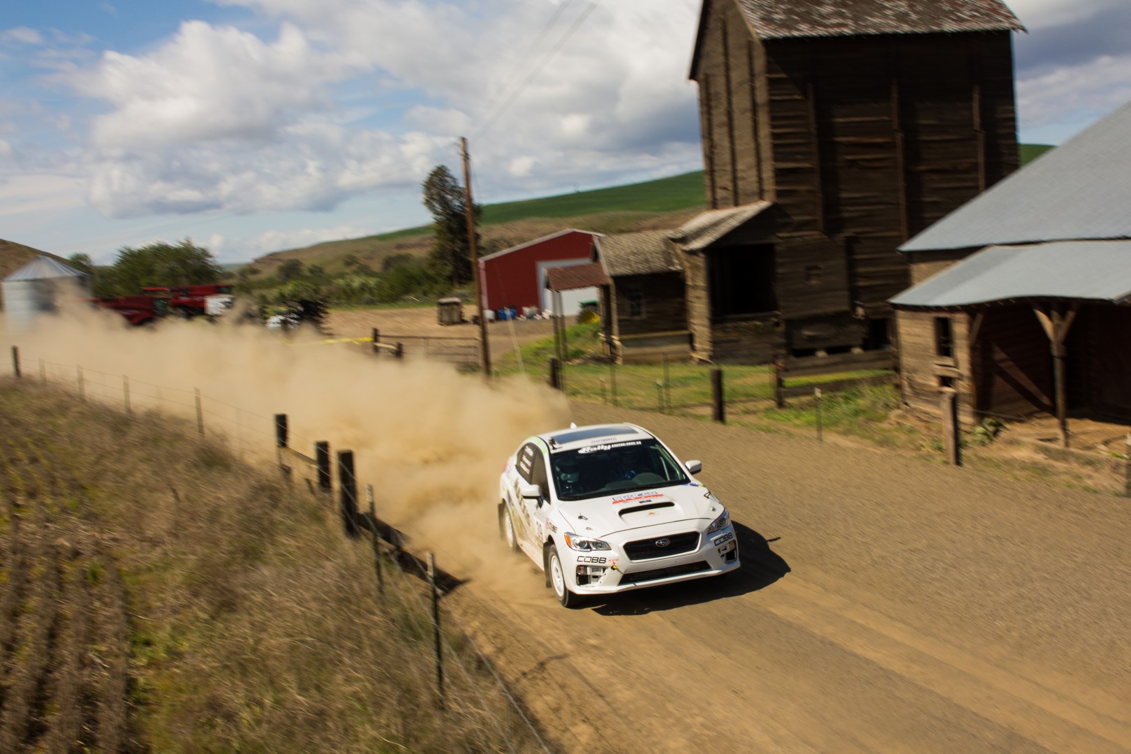Rally Subaru WRX in the Oregon Trail Rally - On-board Video