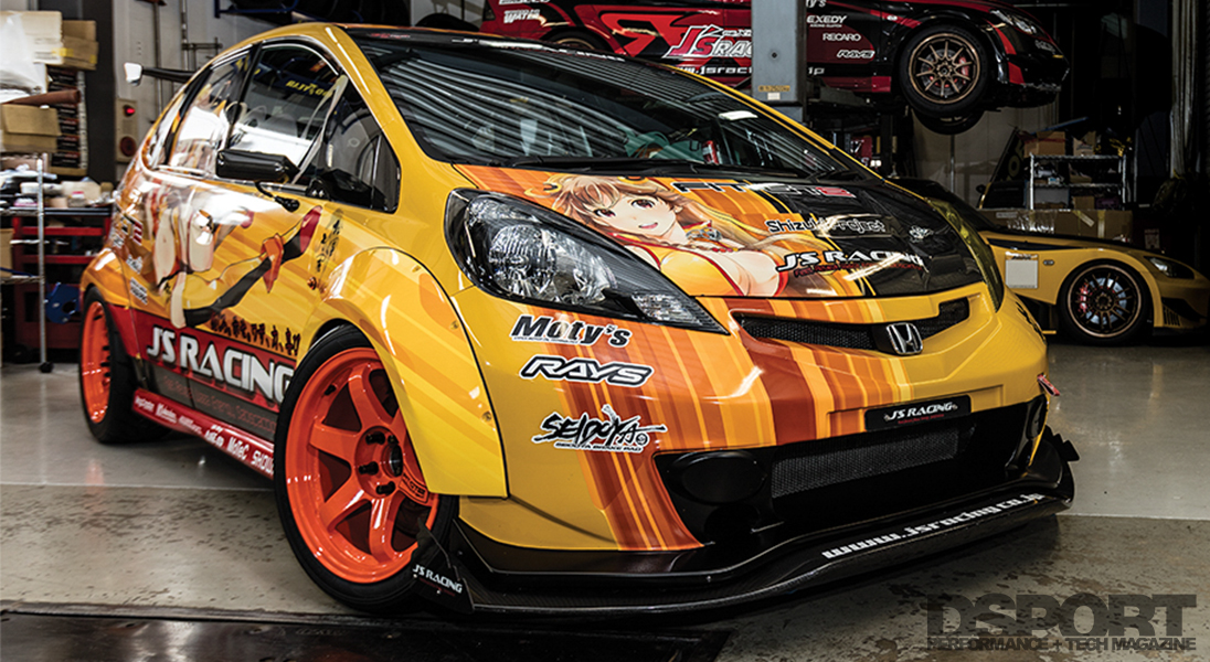 Reiterating a J's Racing Honda Fit Racecar Concept